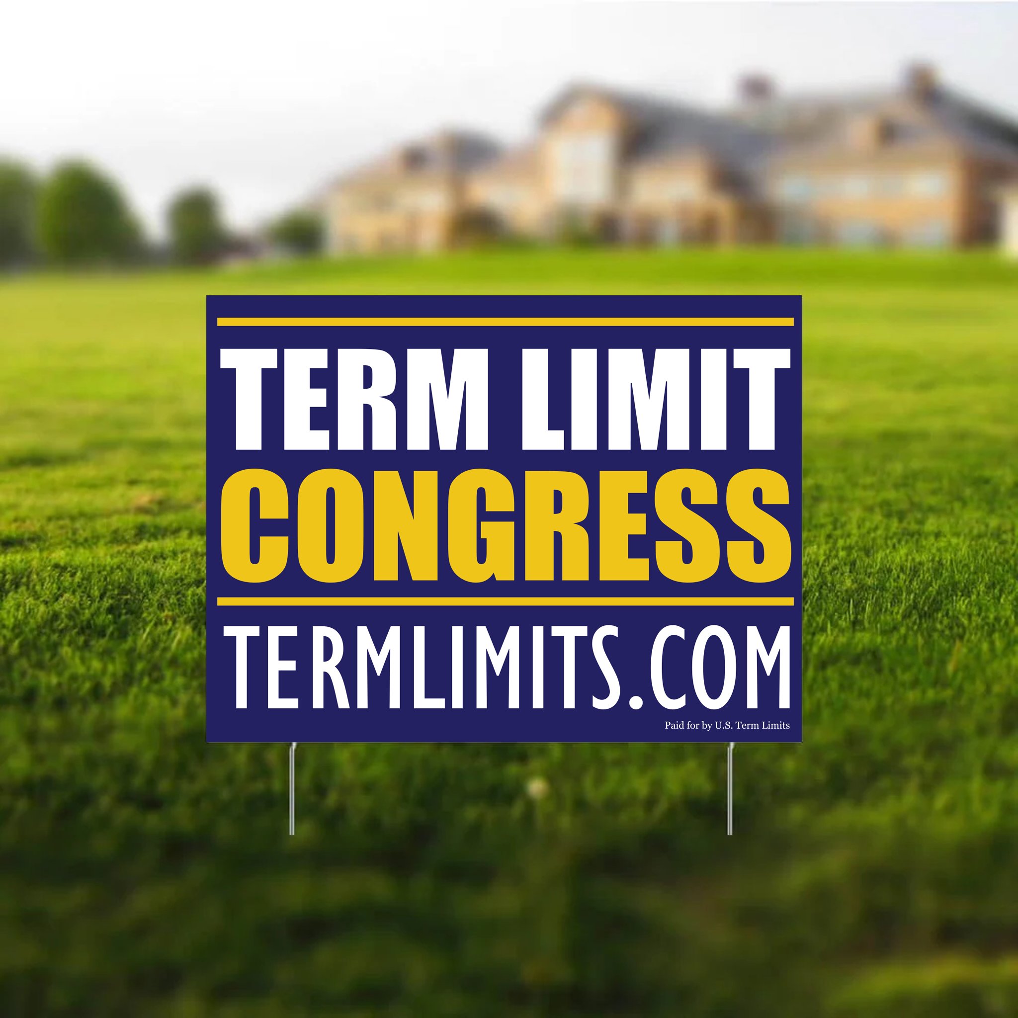 US Term Limits Yard Sign - 18x24 Inches, Set of 2, Free Shipping ...